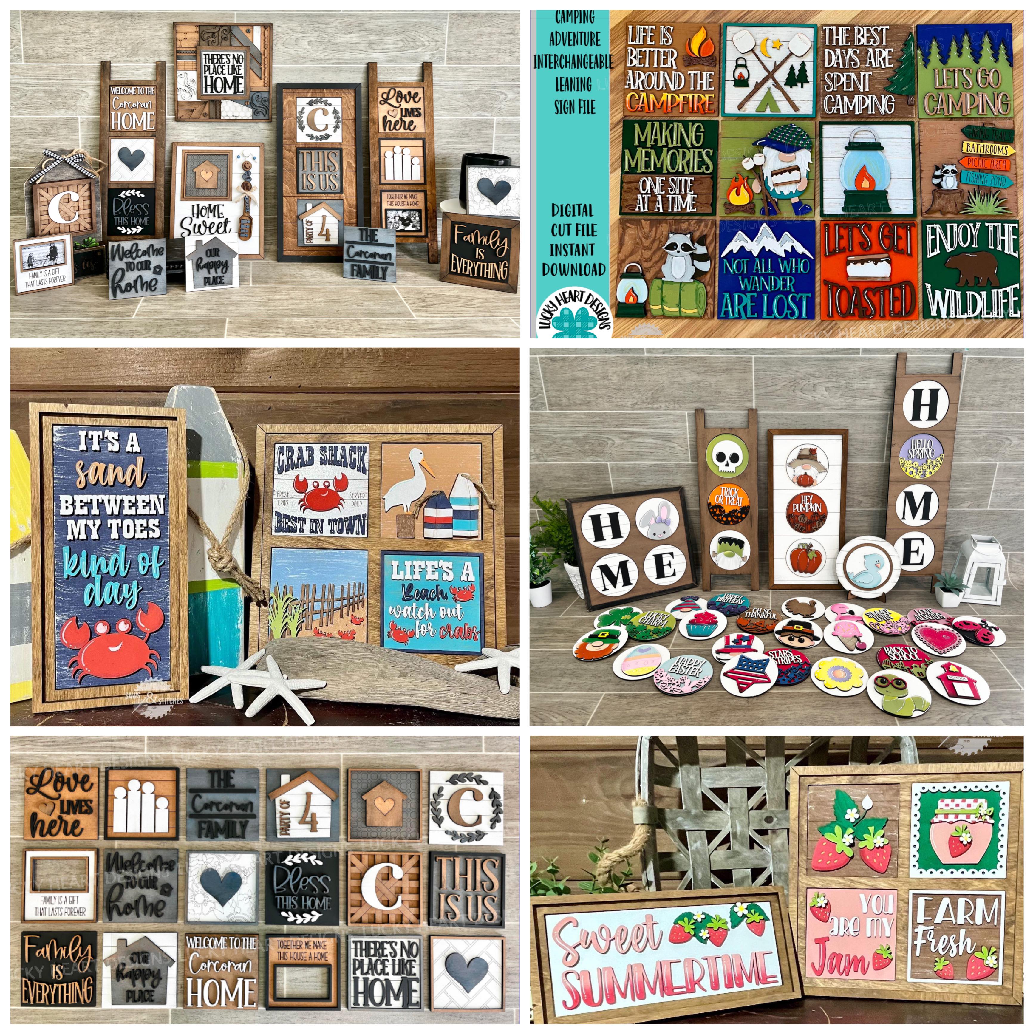 LEANING LADDER SIGN (large) – Page 12 – Lucky Heart Designs