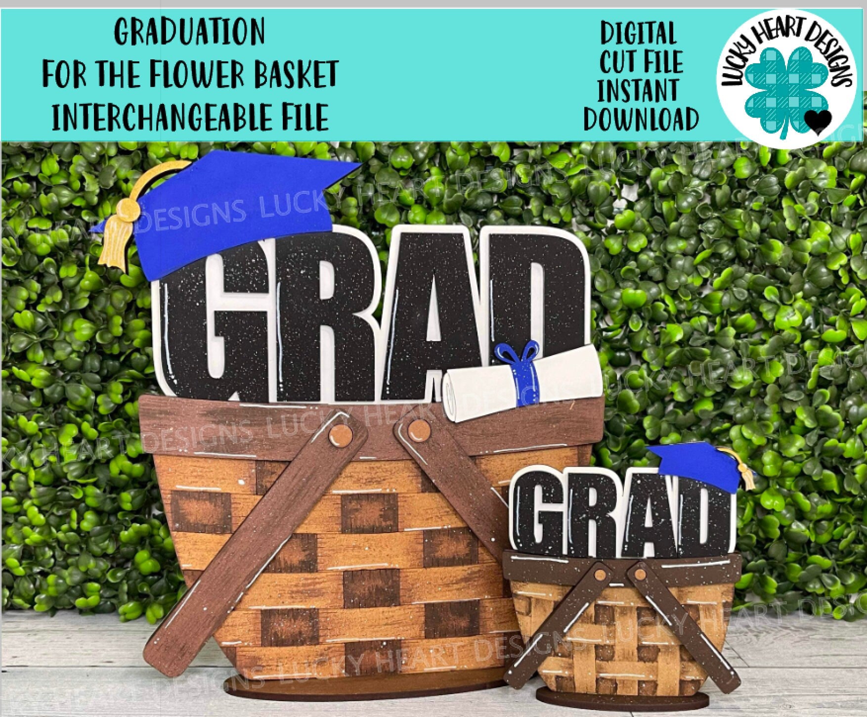 Graduation For The Flower Basket Interchangeable File SVG, (Original a ...
